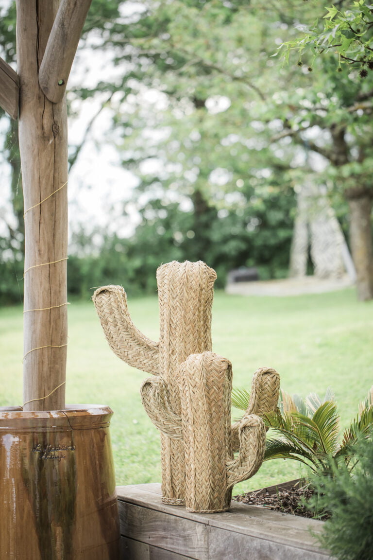 🌵 Cactus Palm Decoration – 80 cm | Handmade Moroccan Palm Sculpture ...